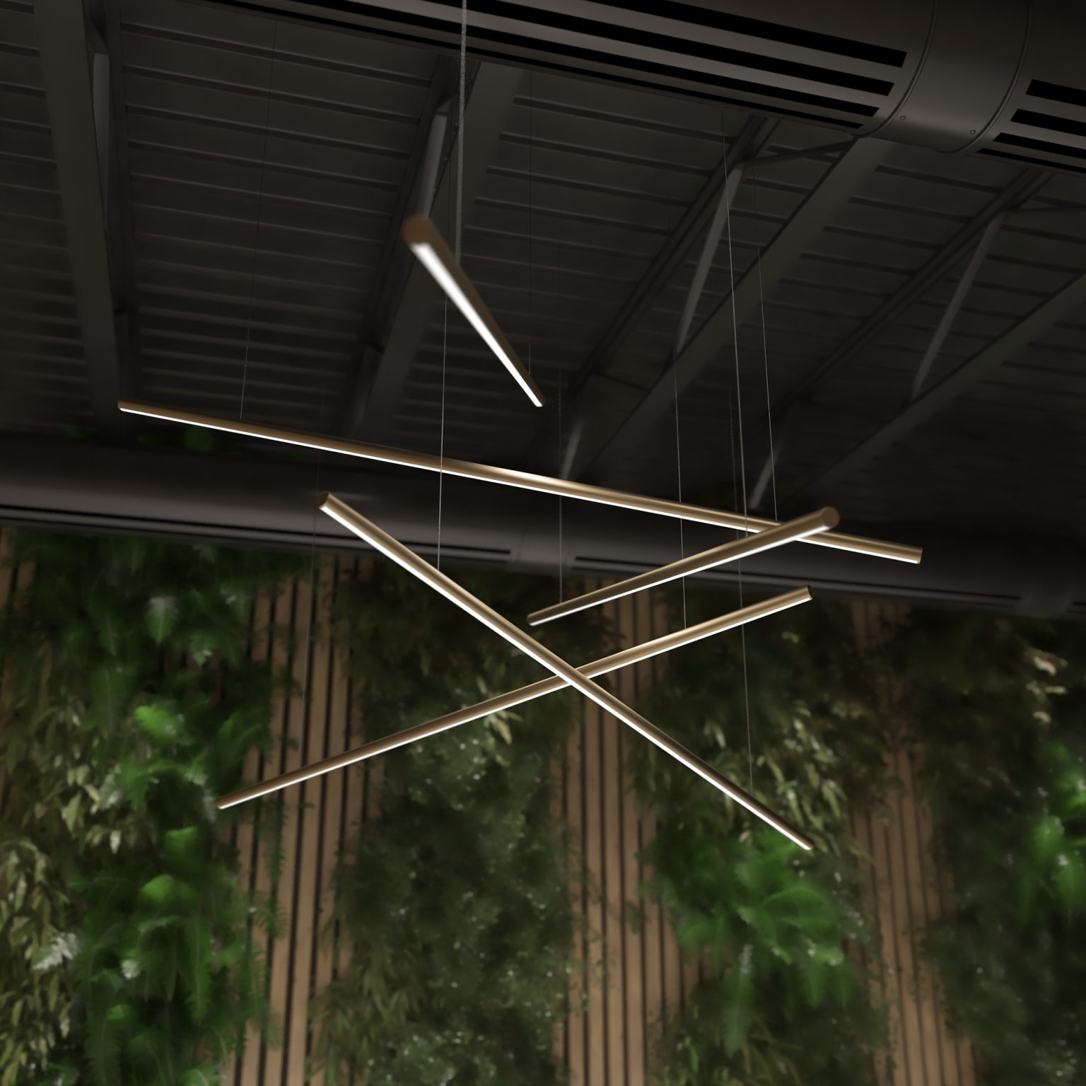 Pola Suspended Static White - Dim to Warm - Lumen Warm